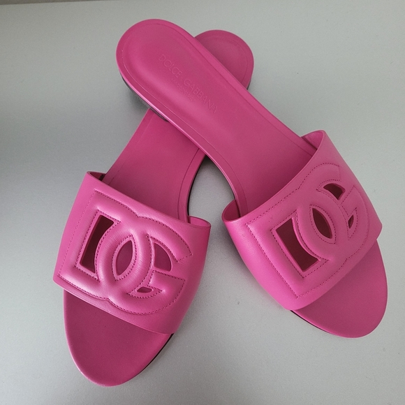 Dolce & Gabbana | Shoes | Dg Pink Slides Size | Poshmark